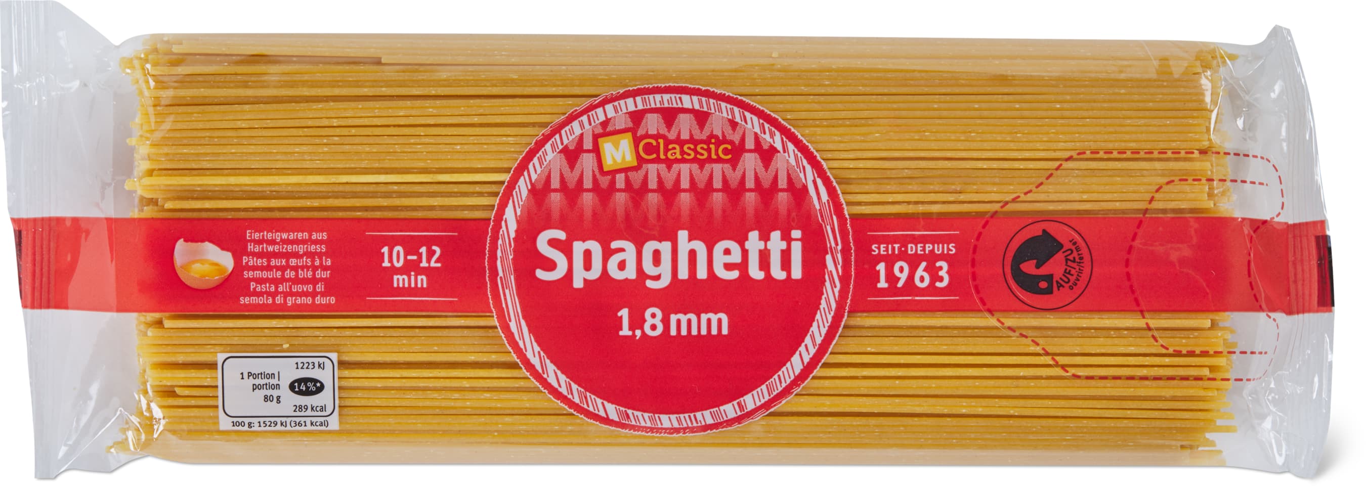 Spaghetti M-Classic 1.8 mm - 750g – Migros-Shop.de